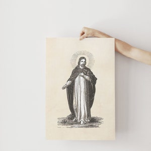 Jesus i Am With You Always Catholic Print - Etsy