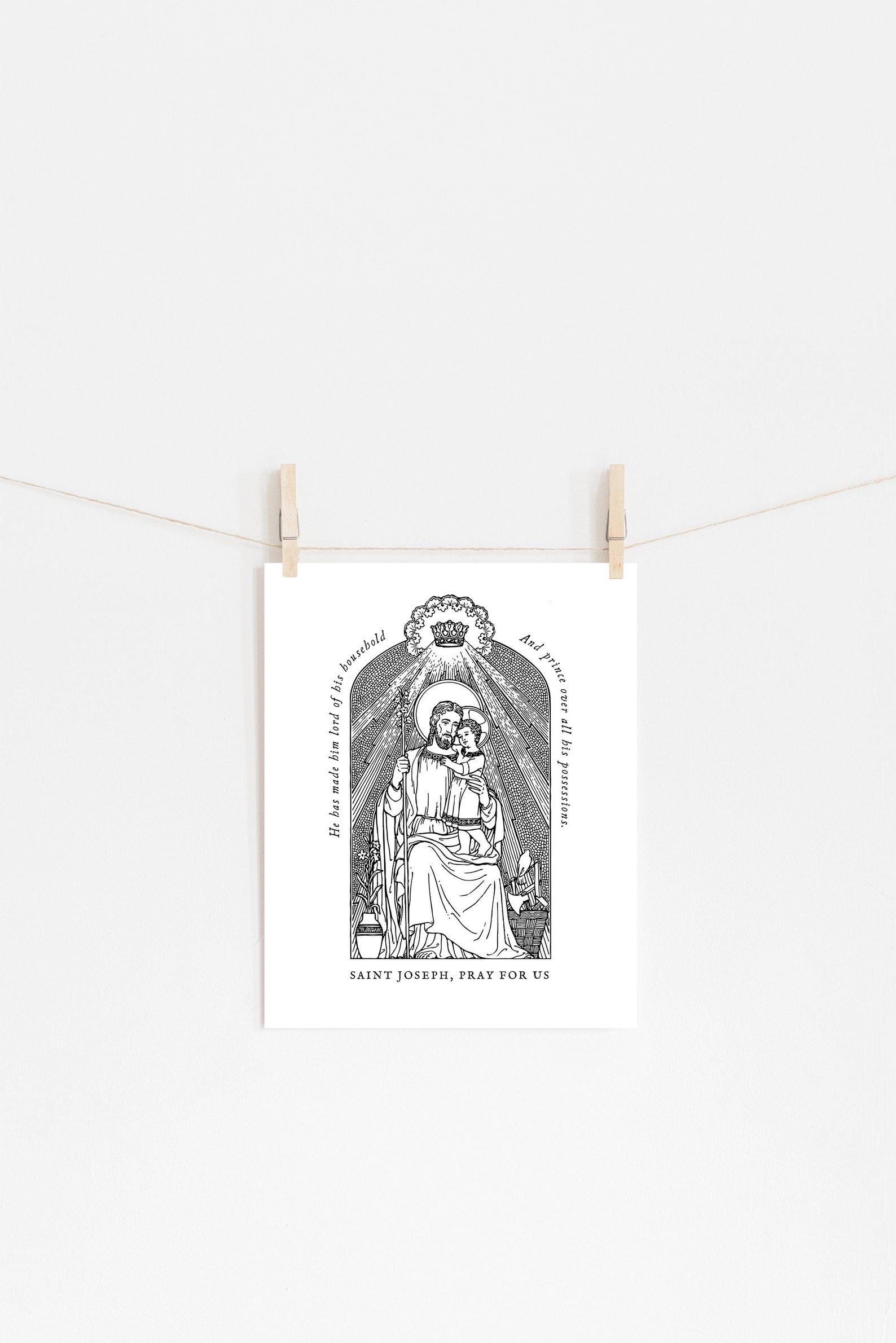 St. Joseph Father and Worker Gift for Him Confirmation - Etsy