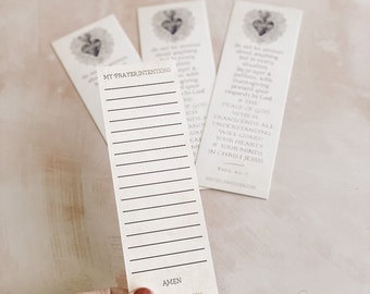 Prayer Card Bookmark - Etsy