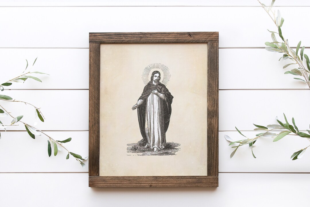 Jesus i Am With You Always Catholic Print - Etsy