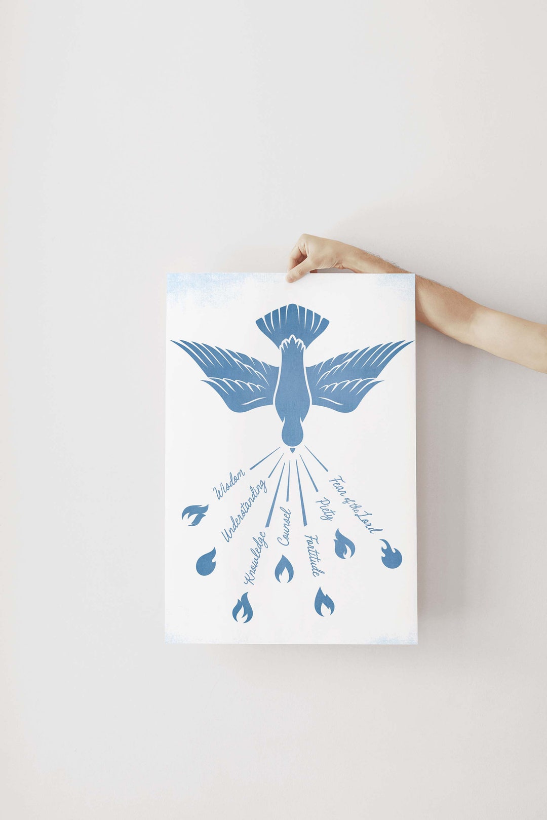 Gifts of the Holy Spirit Gifts Blue Print: Catholic Confirmation Gift ...
