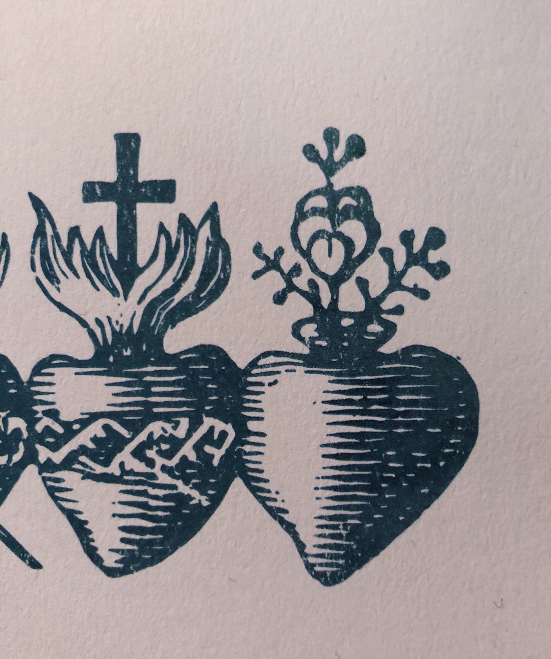 Three Sacred Hearts of the Holy Family Catholic Art Print - Etsy