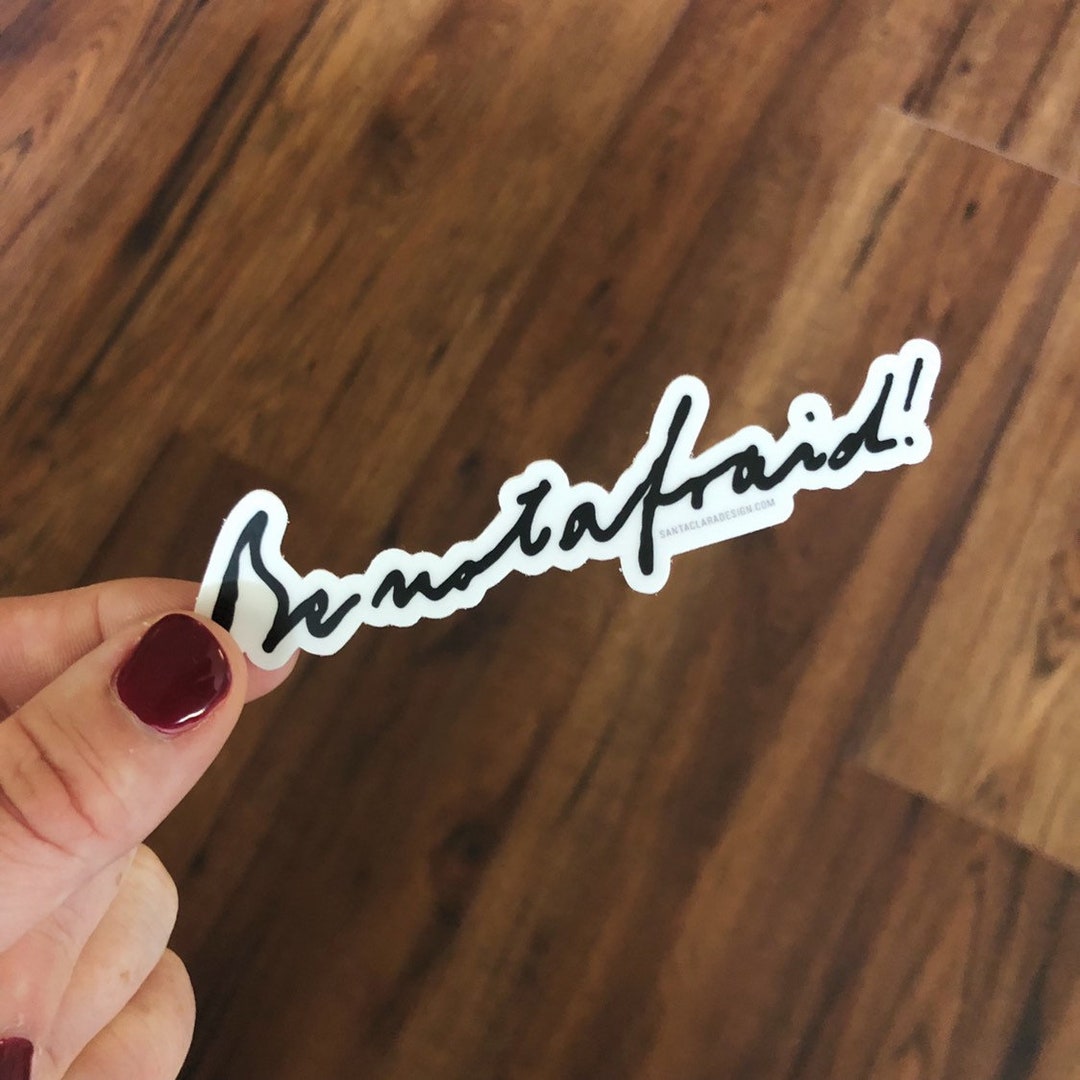 JPII 'be Not Afraid' Catholic Vinyl Sticker Decal - Etsy