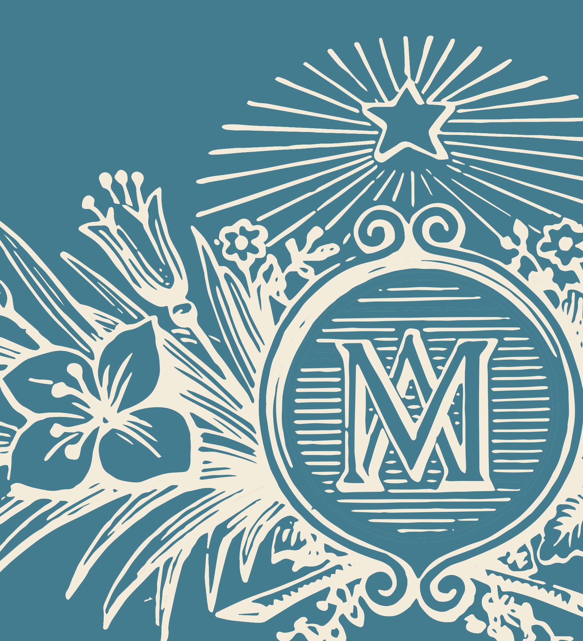 Prints Giclée Art & Collectibles Mary Print Ave Maria Lily and Rose ...