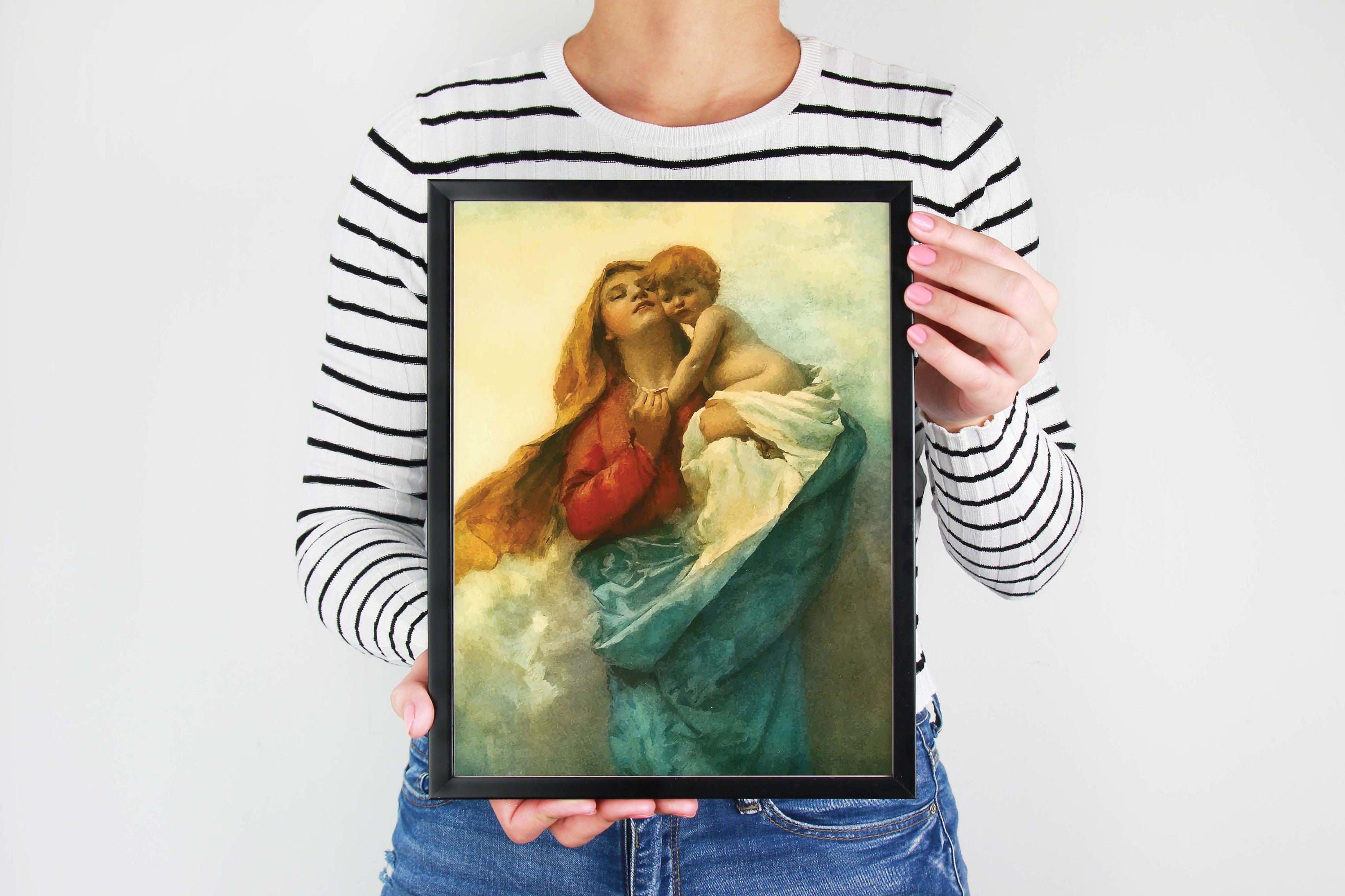 Our Lady of Purity Vintage Print Catholic Art Print Marian | Etsy