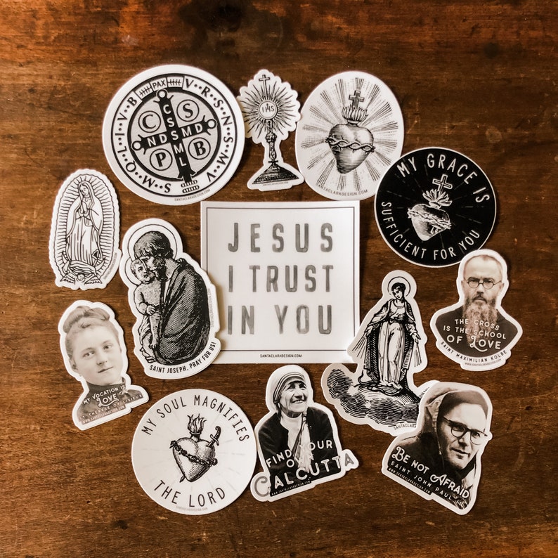 Litany of Humility Sticker: Catholic Prayer Decal - Etsy