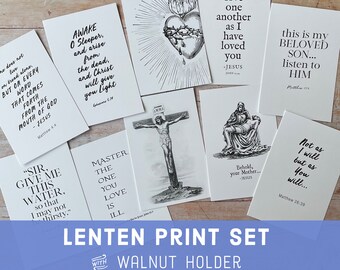 Lent Prayer Cards - Etsy