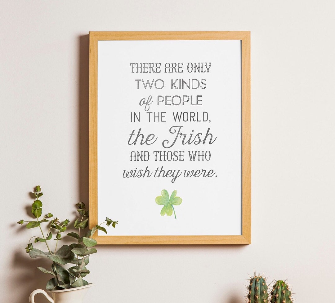 Irish Quote Print: St. Patrick's Day Blessing (digital Download) - Etsy