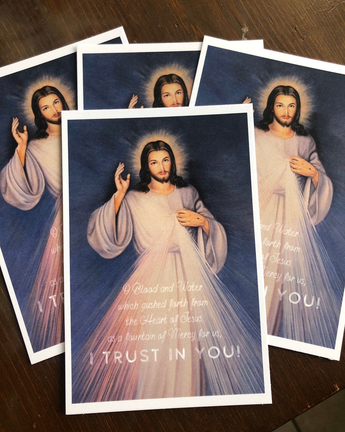 Divine Mercy Print: Jesus, I Trust in You - Catholic Gift - Etsy