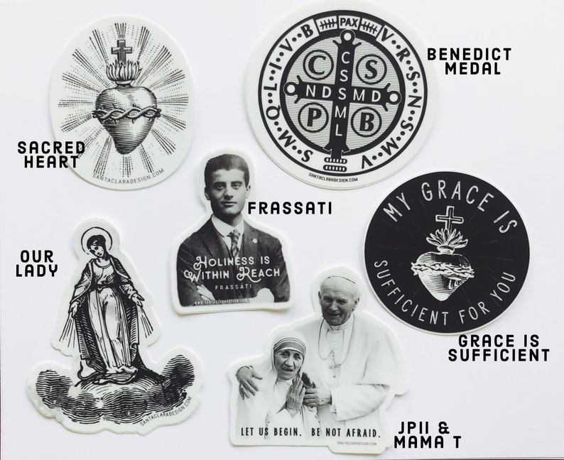 Discount 10 Sticker Bundle: Any 10 Stickers Catholic Sticker | Etsy