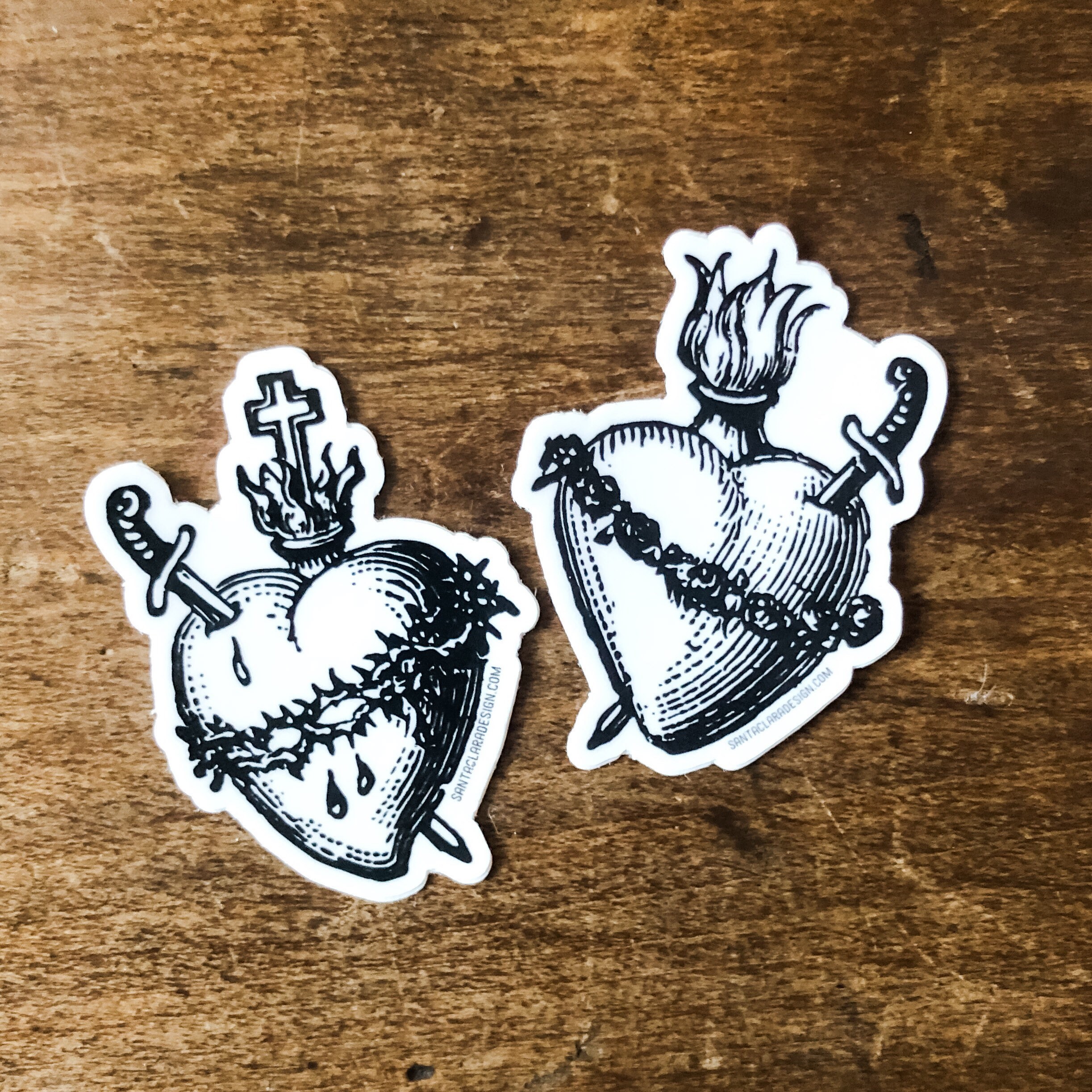 Mini Immaculate Heart Sticker Catholic Vinyl Sticker | Etsy