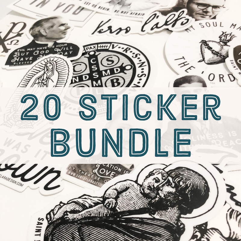 Catholic Stickers - Etsy
