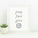 Lent Printable: Pray, Fast, Give - Catholic Art (8x10 Digital Download ...