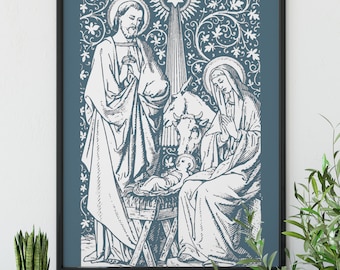 Holy Family Print - Etsy