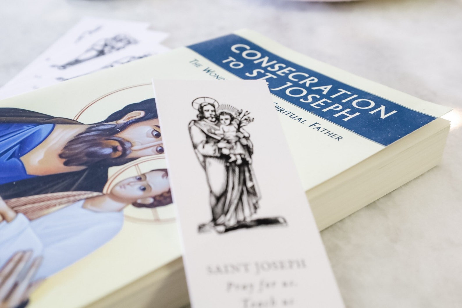 St. Joseph Bookmarks Saint joseph prayer St. Joseph prayer | Etsy