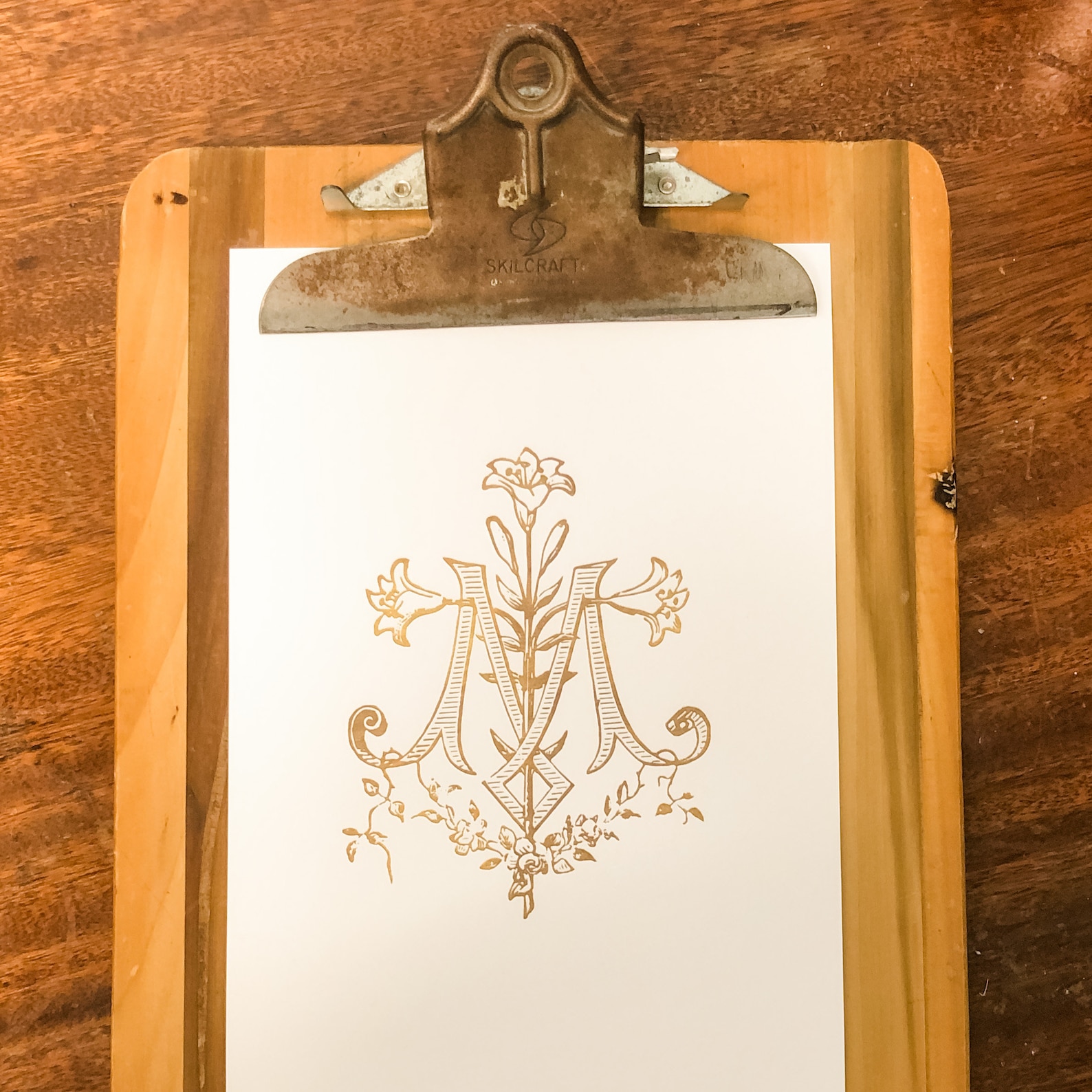 Marian Floral M Art Print Catholic Marian Art Catholic Wall - Etsy