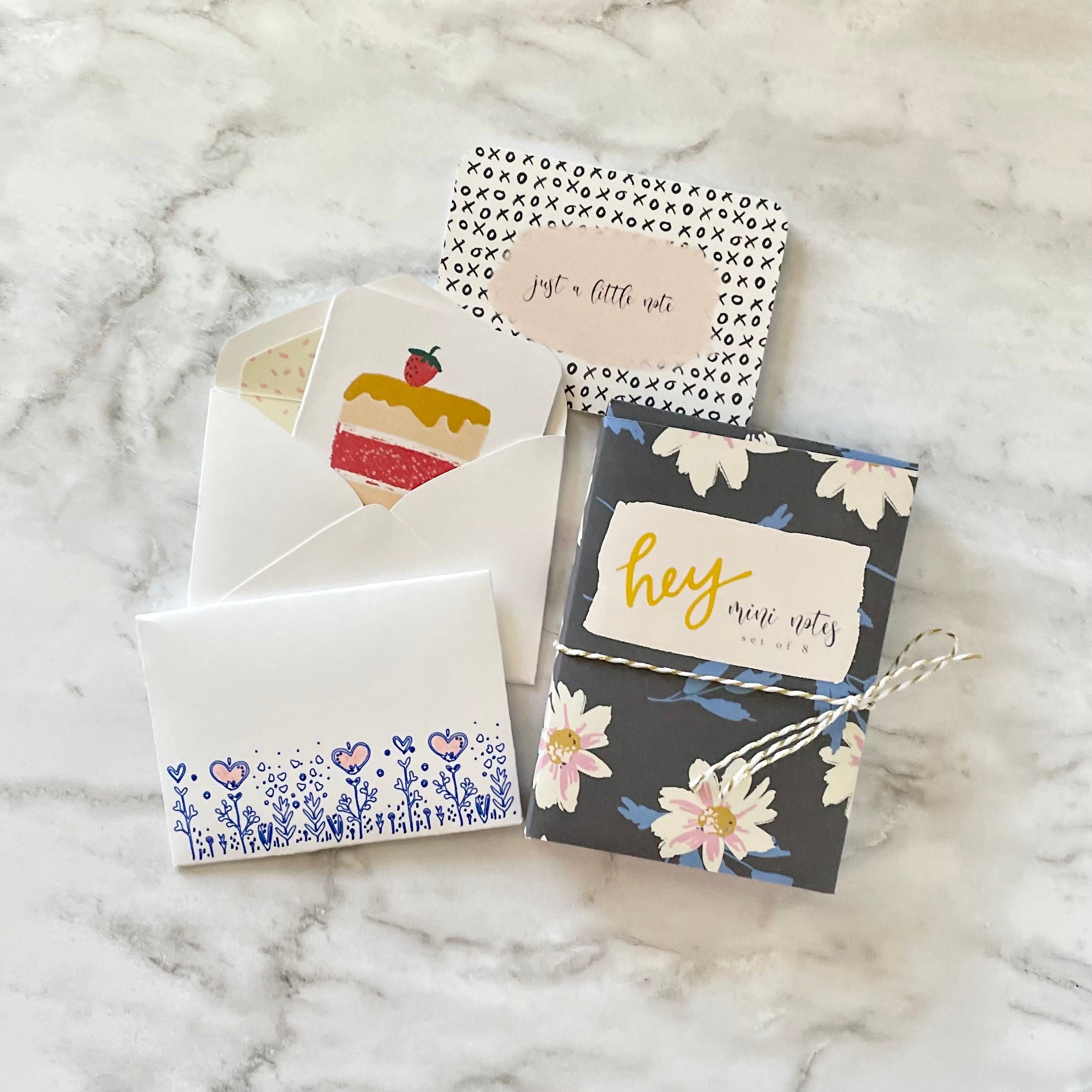 Little Love Cards Set With 8 Blank Cards and Matching Envelopes ...
