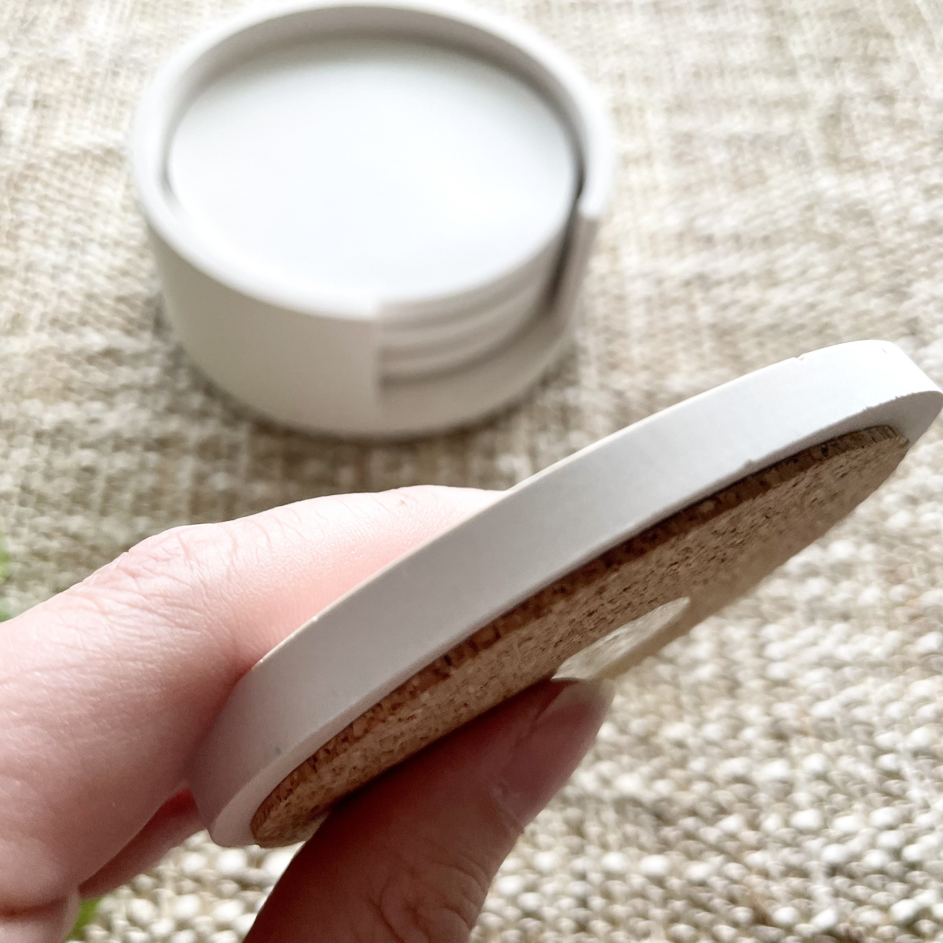 Stone Coasters With Holder Drink Coasters Set of 4 Round - Etsy