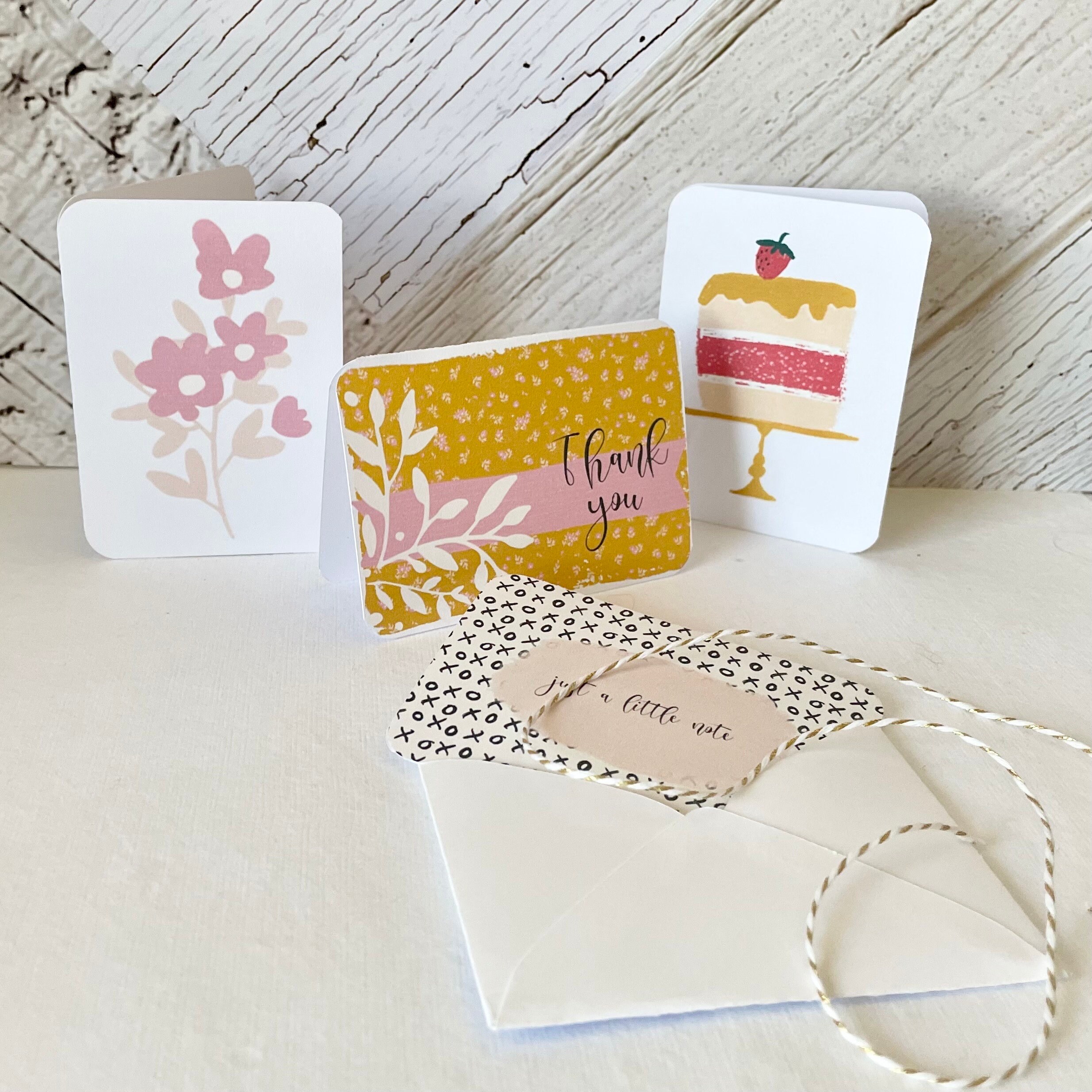 Little Love Cards Set With 8 Blank Cards and Matching Envelopes ...