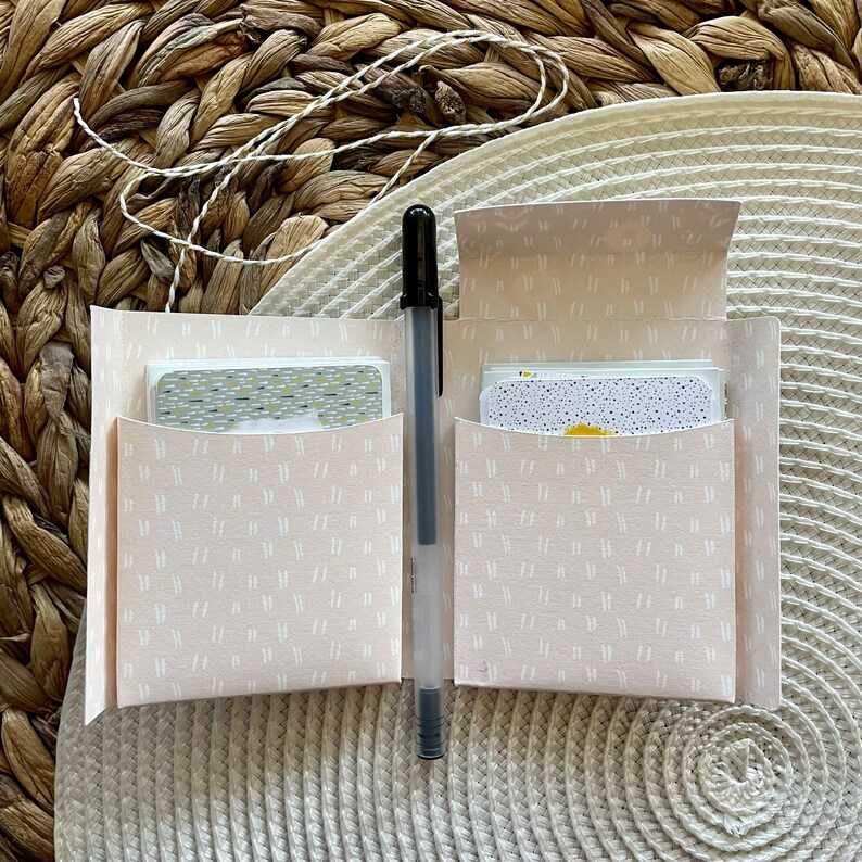 Mini Note Cards Set With 8 Blank Cards and Matching Envelopes - Etsy