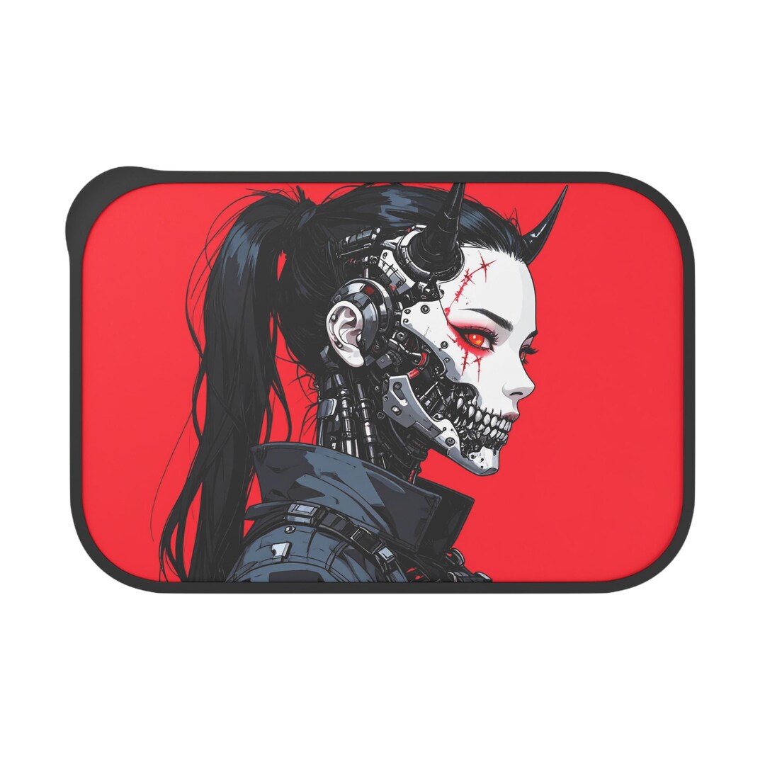 Futuristic Bento Box With Utensils, Stylish Lunch Container, Unique ...
