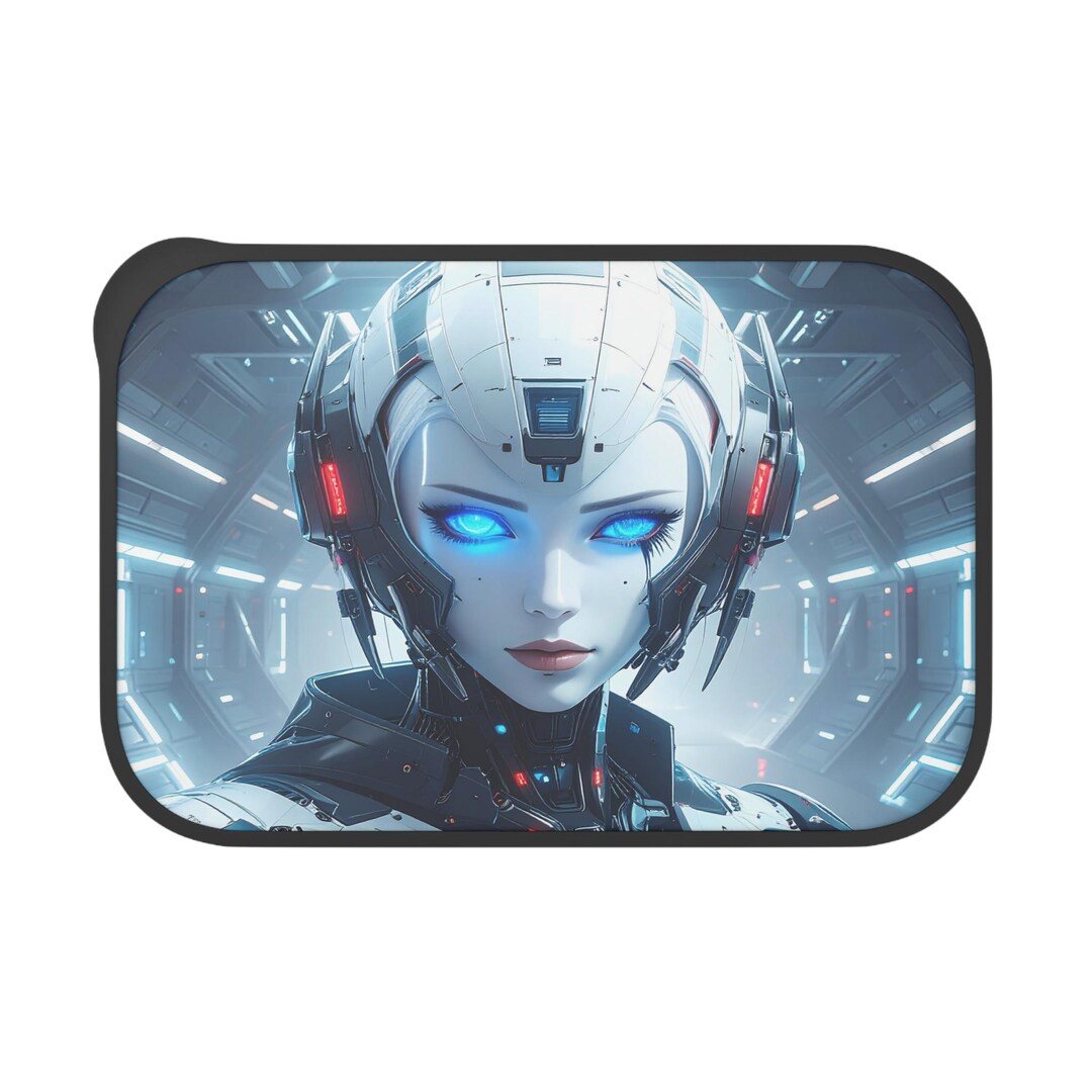 Futuristic Bento Box With Utensils, Space Design Lunch Container, Gift ...