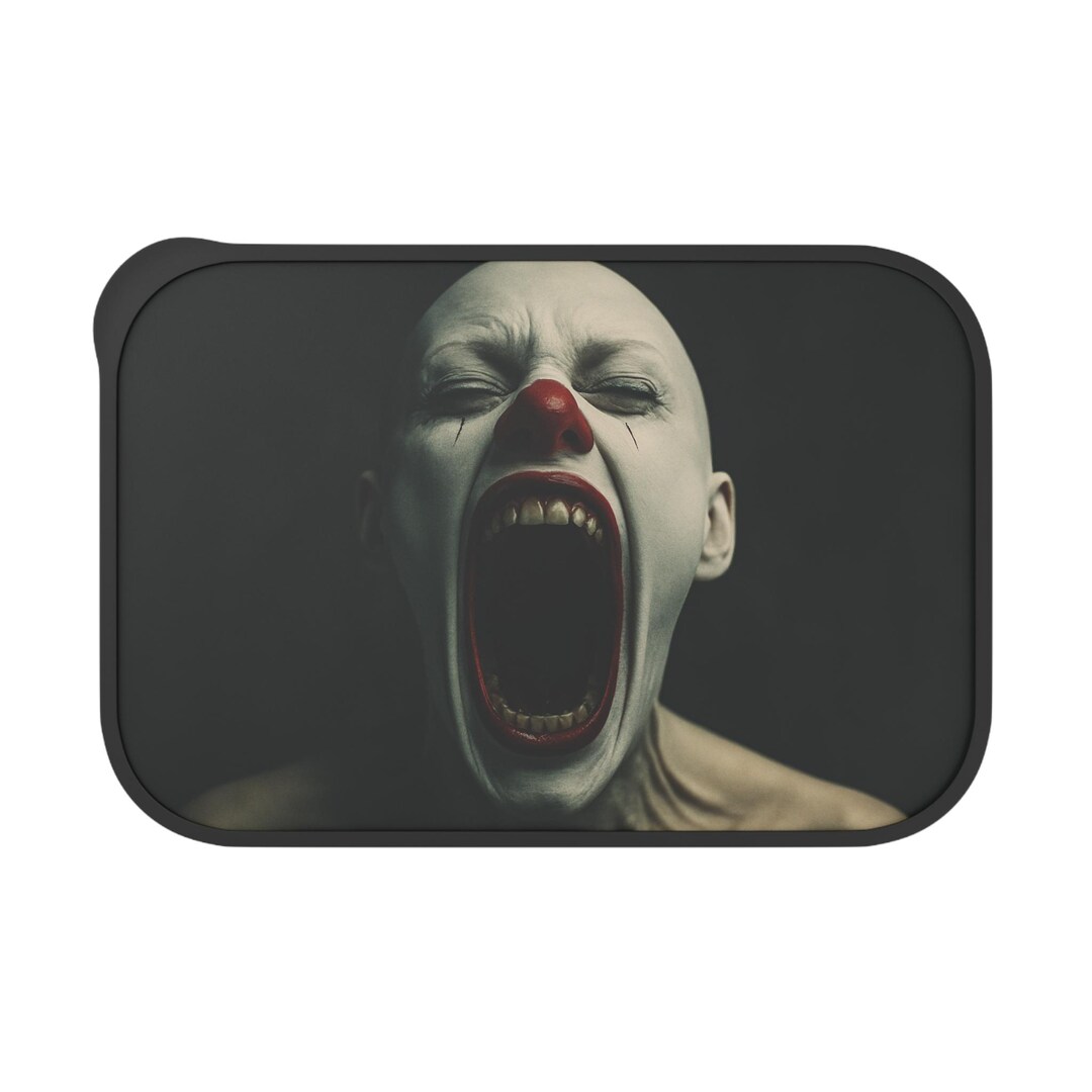 Creepy Clown Themed Bento Box, Spooky Lunch Container, Fun Food Storage ...
