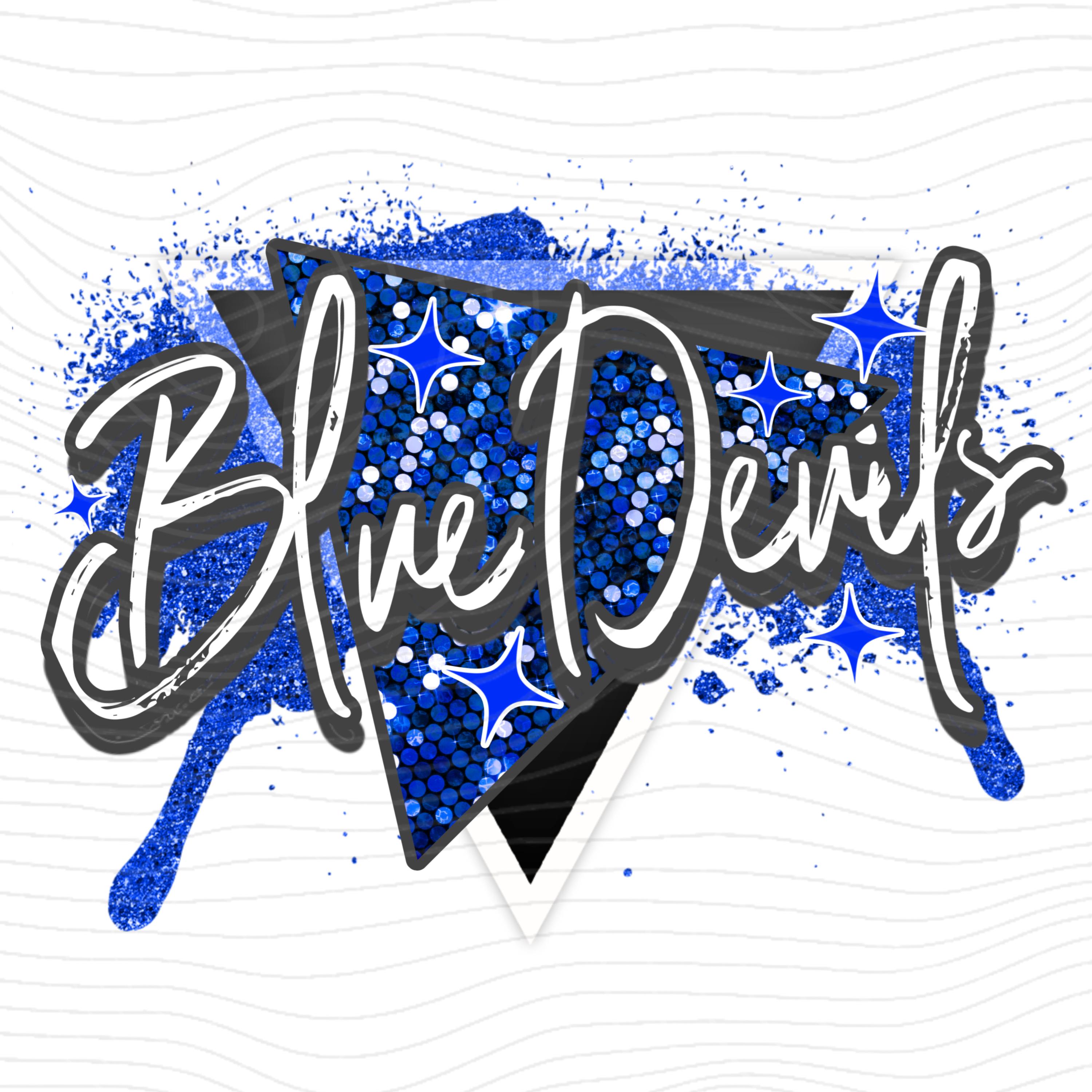 Blue Devils Png School Spirit - Etsy