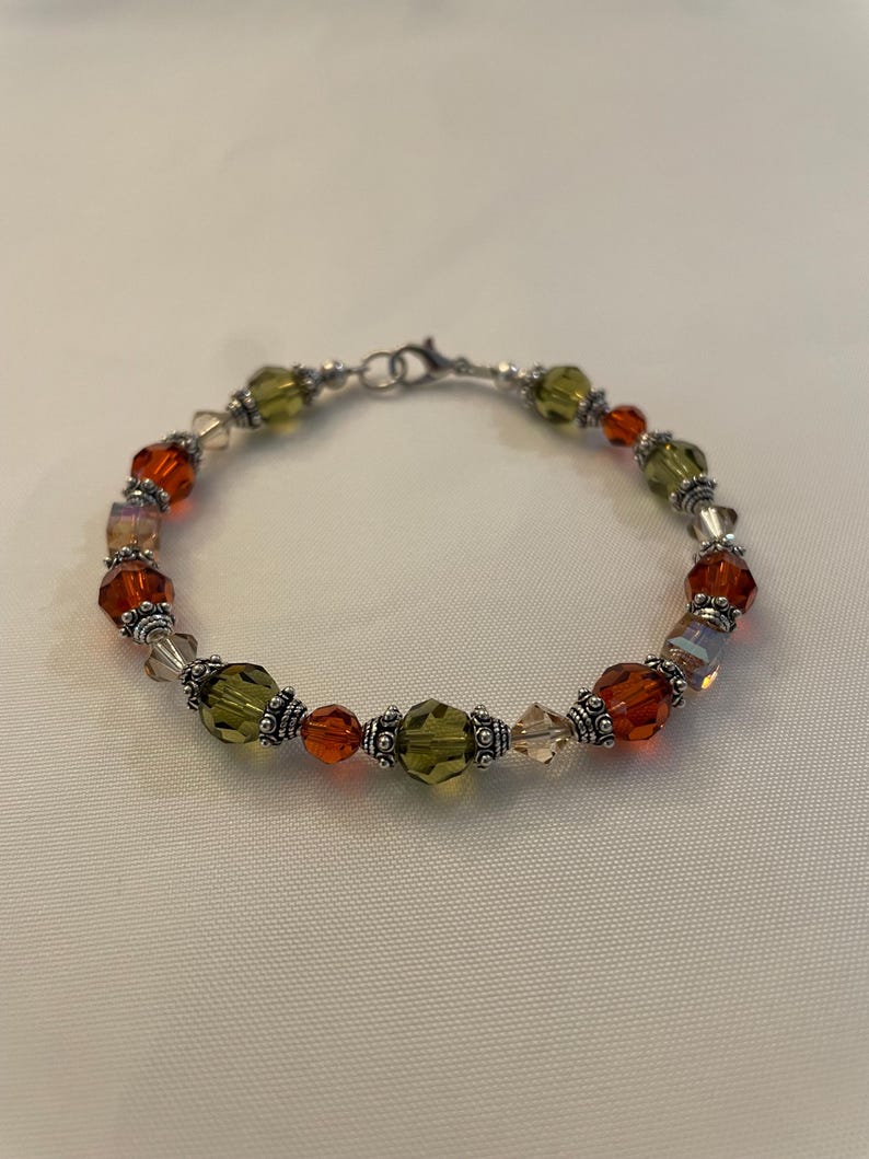 Fall-inspired Beaded Bracelet Version II - Etsy