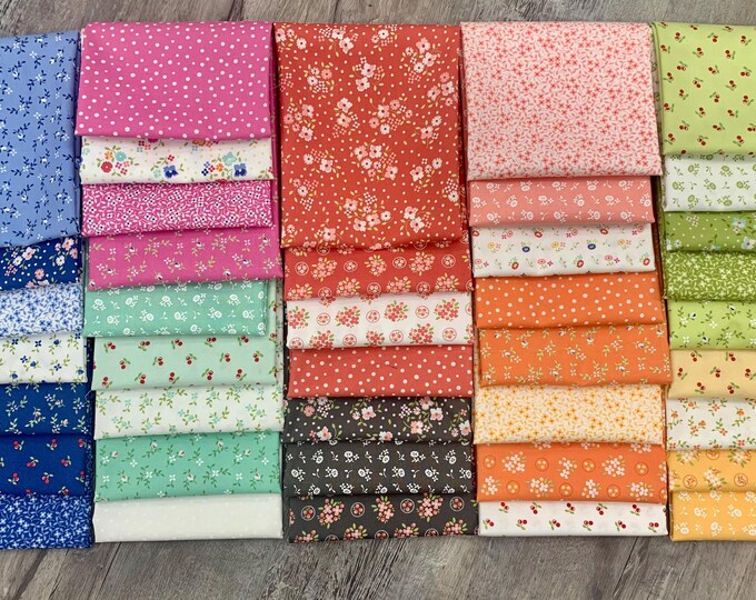 Cali Co Fat Quarter Bundle Contains 40 Fat Quarters. Fabric Designed by ...