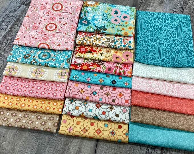 Sunday Brunch Fat Quarter Bundle Contains 20 Fat Quarters. Fabric is ...