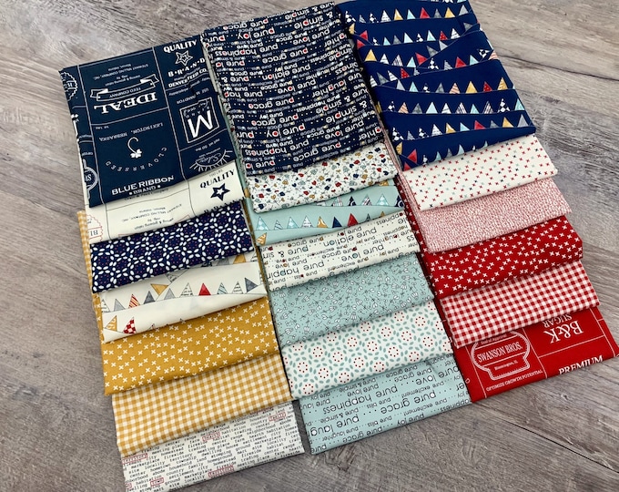 Vintage Fat Quarter Bundle. Contains 20 Fat Quarters Fabric by ...