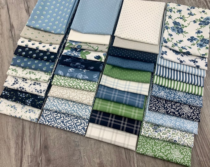 Shoreline Fat Quarter Bundle. Fabric is Designed by Camille Roskelley ...