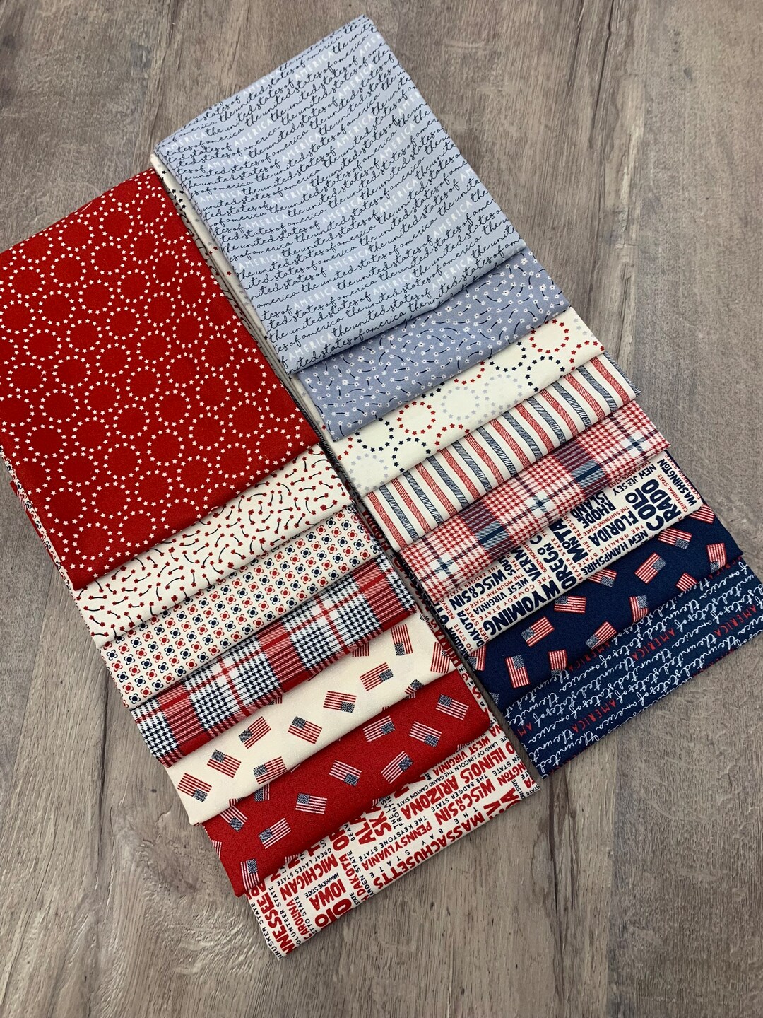 Stateside Fat Quarter Bundle. Fabrics Designed by Sweetwater for Moda ...