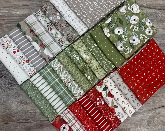 Christmas Eve Fat Quarter Bundle. Contains 28 Fat Quarters by Lella ...