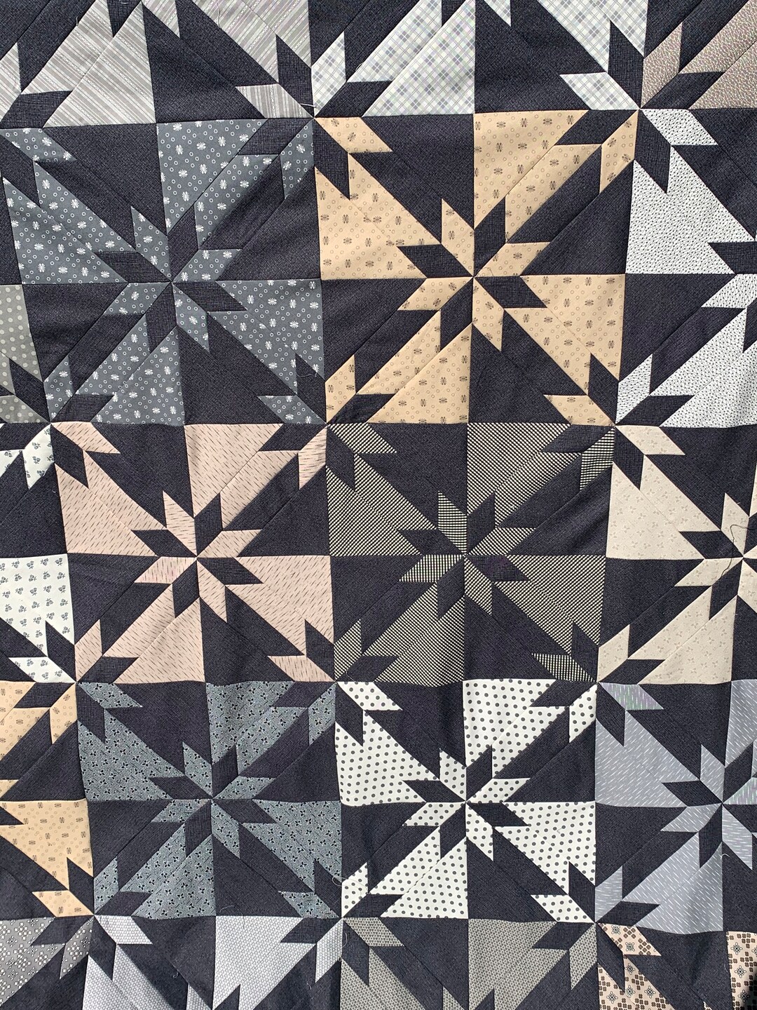 Precut Hunter Star Quilt Kit. Fabrics Are From Temecula Quilt Company ...