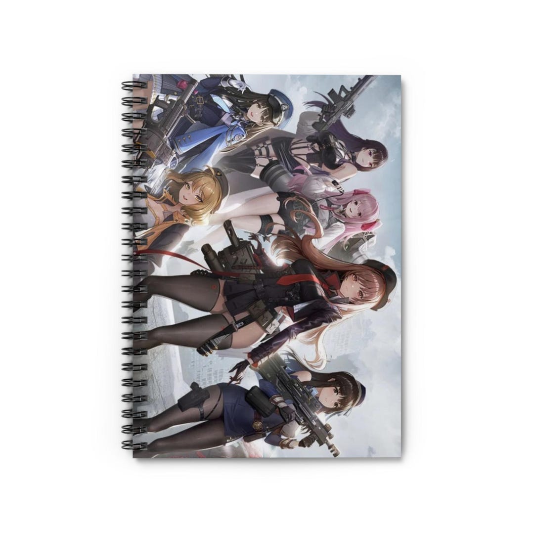 Nikke Anime Character Spiral Notebook - Ruled Line, Journal for ...