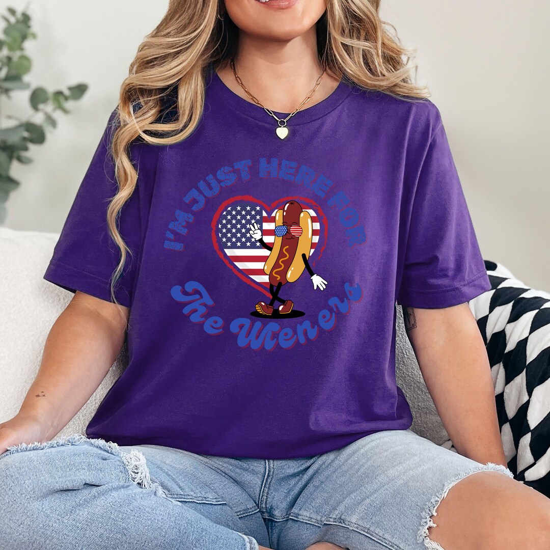 Funny Hot Dog Tank Top: Patriotic 4th of July BBQ Shirt - Etsy