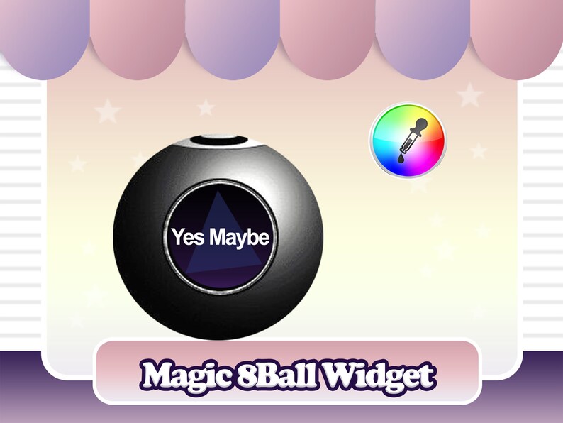 Elementos de transmisión del widget Magic 8 Ball Twitch ACTUALIZADO ...