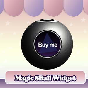 Elementos de transmisión del widget Magic 8 Ball Twitch ACTUALIZADO ...