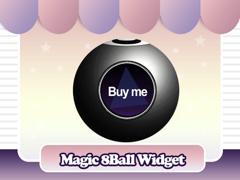 Elementos de transmisión del widget Magic 8 Ball Twitch ACTUALIZADO ...