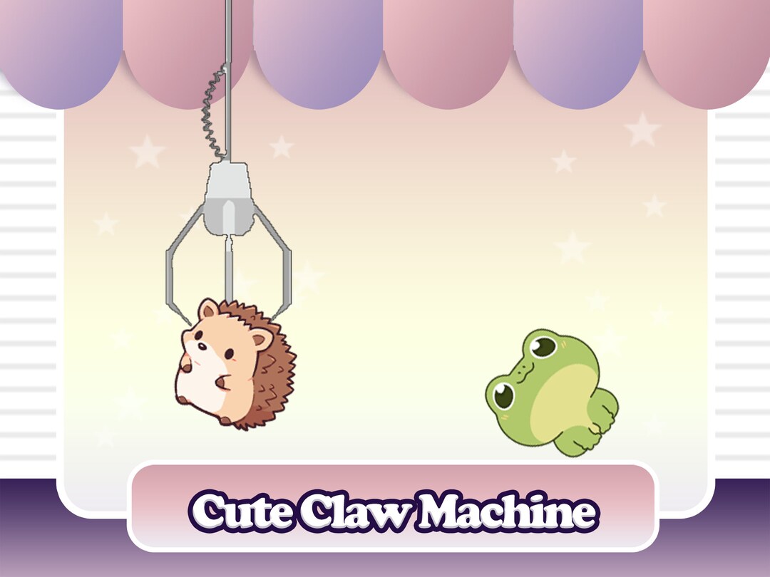 Buy Twitch Widget Plushie Claw Crane Game Stream Asset Stream Elements ...