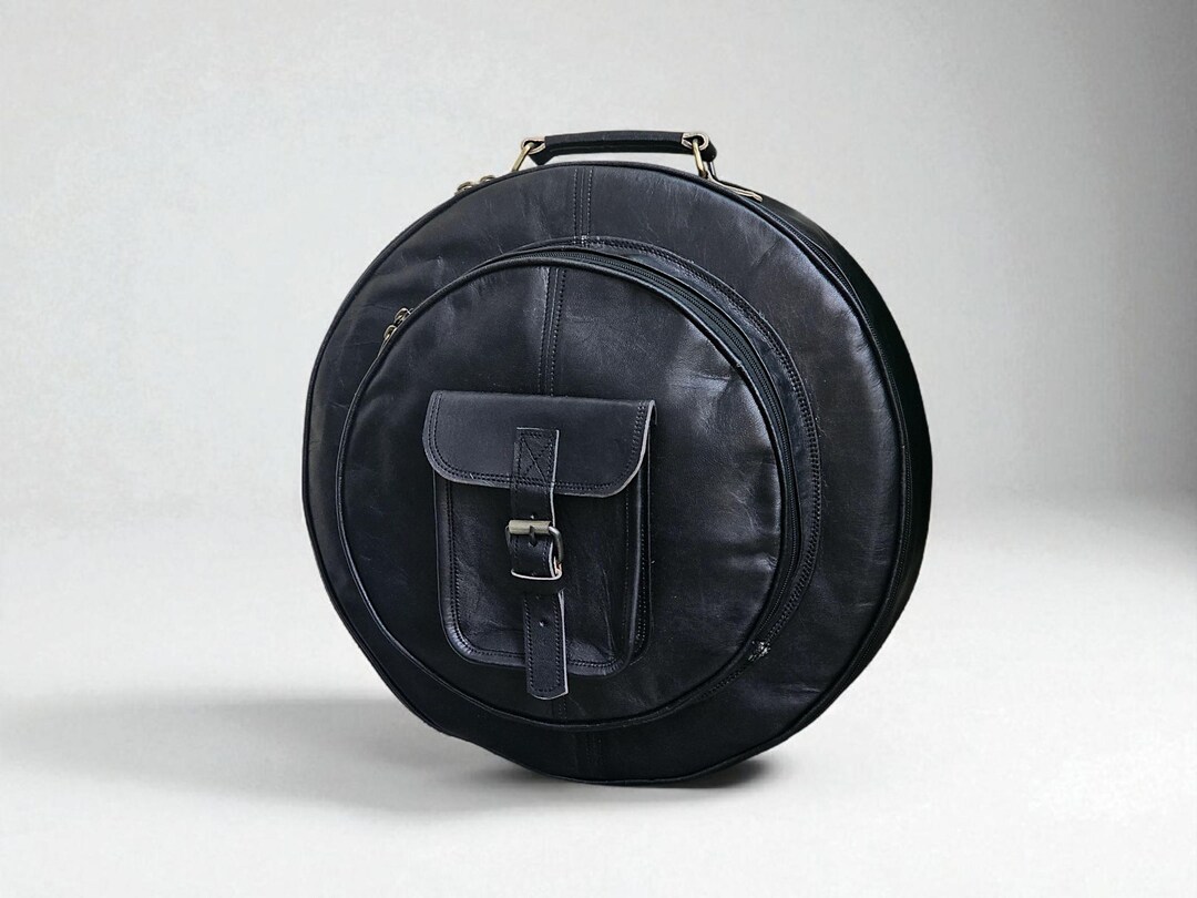 Leather Cymbal Bag | Drum Cymbal Case | Durable Percussion Storage for ...