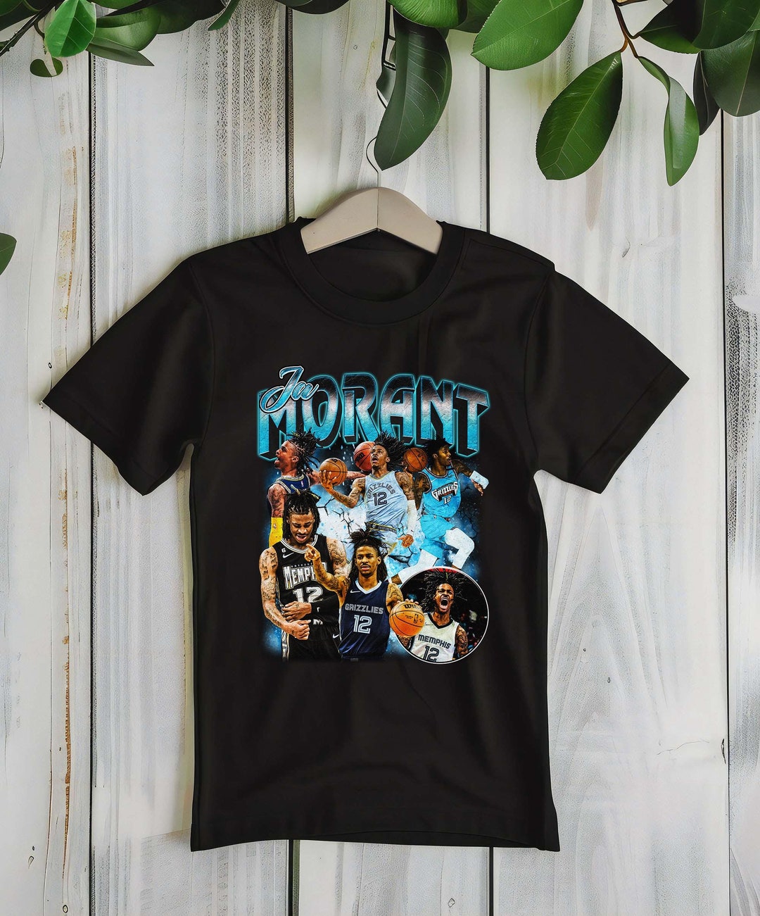 Ja Morant Retro T-shirt Sweatshirt Hoodie Limited 90s Vintage Graphic ...