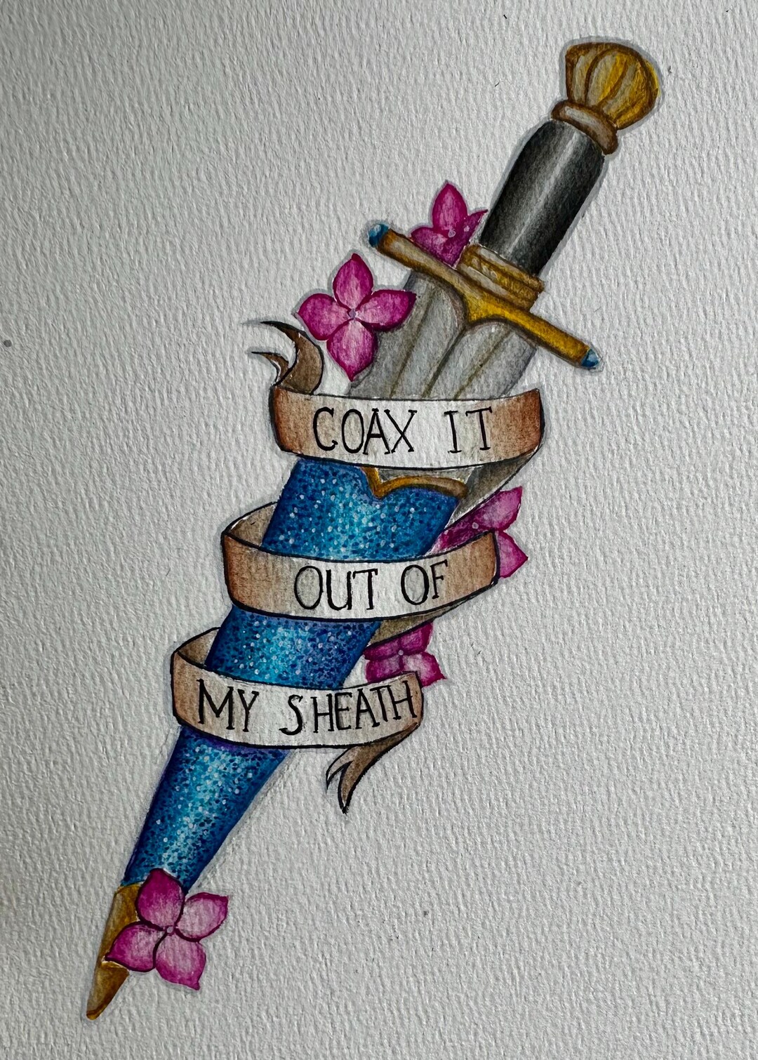 Bojack Horseman Themed Watercolor - Etsy