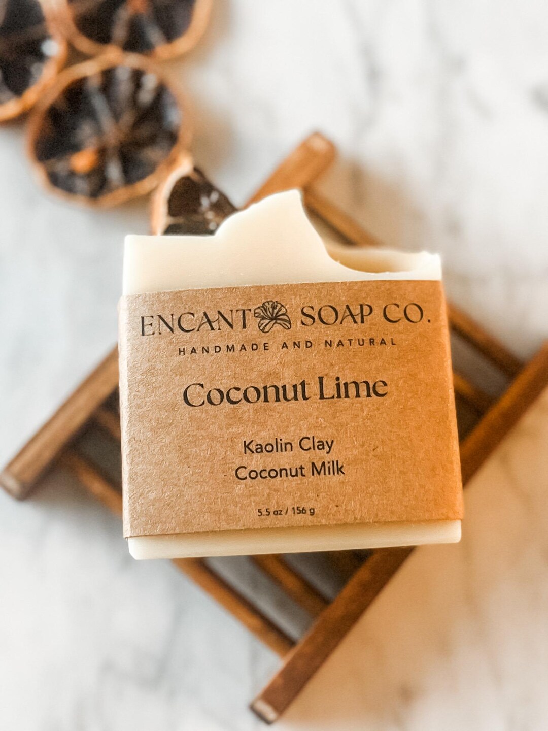 Natural Coconut Lime Cold Process Soap Bar | Kaolin Clay, Coconut Milk ...