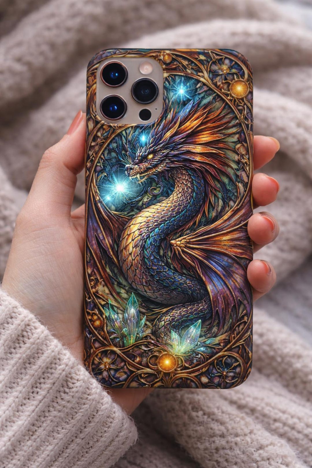 Dragon iPhone Case | Fantasy Dragon Phone Cover | Magsafe / Magnetic ...