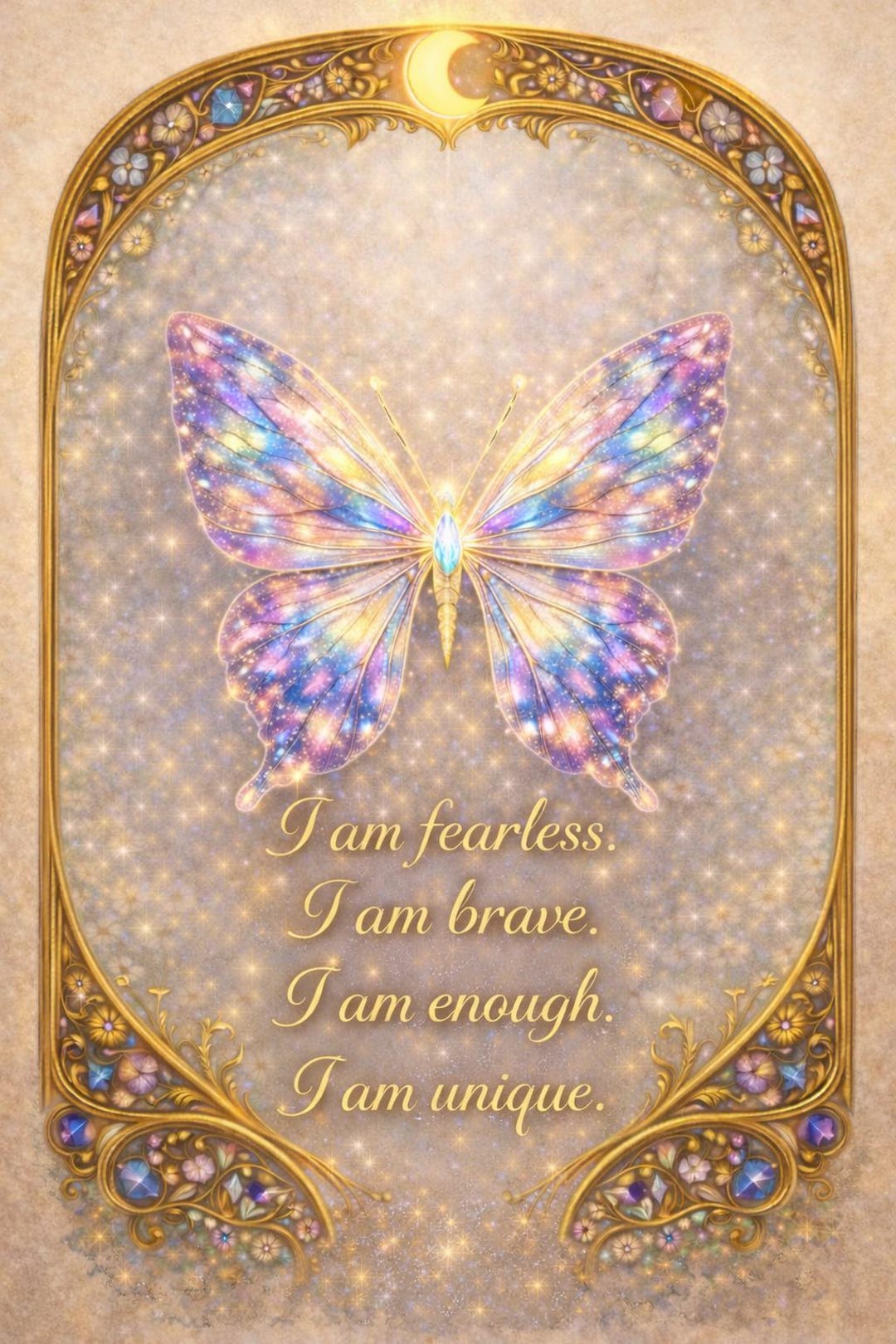 Butterfly Affirmations for Children Printable Wall Art | Fearless Kids ...