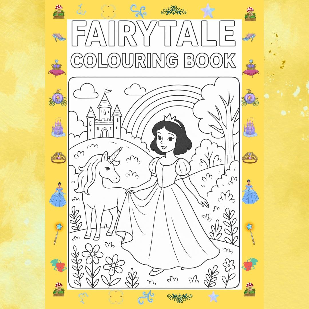 Classic Fairytale Colouring Book | Digital Download | Printable ...