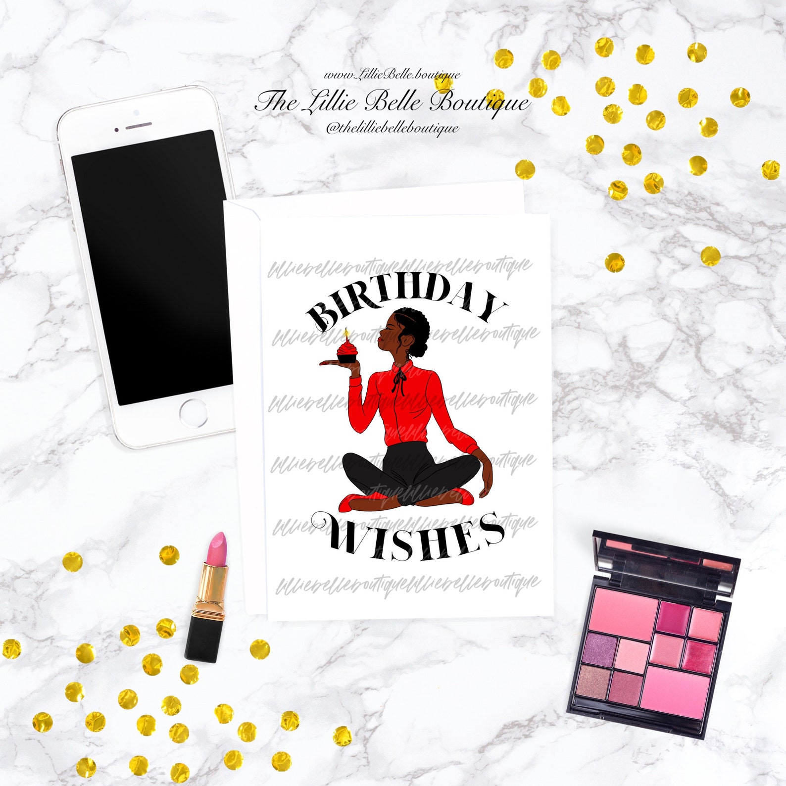 Slay Girl Slay Birthday Card African American Birthday Card | Etsy